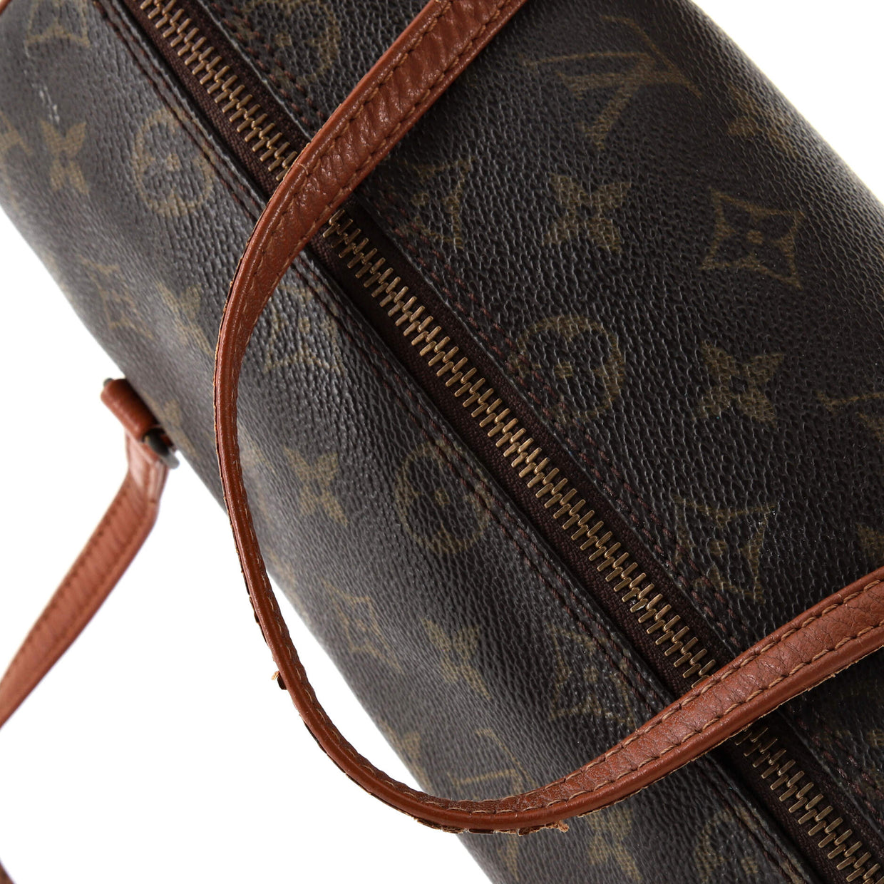 Louis Vuitton Papillon Handbag Monogram Canvas 26 Brown 24884028