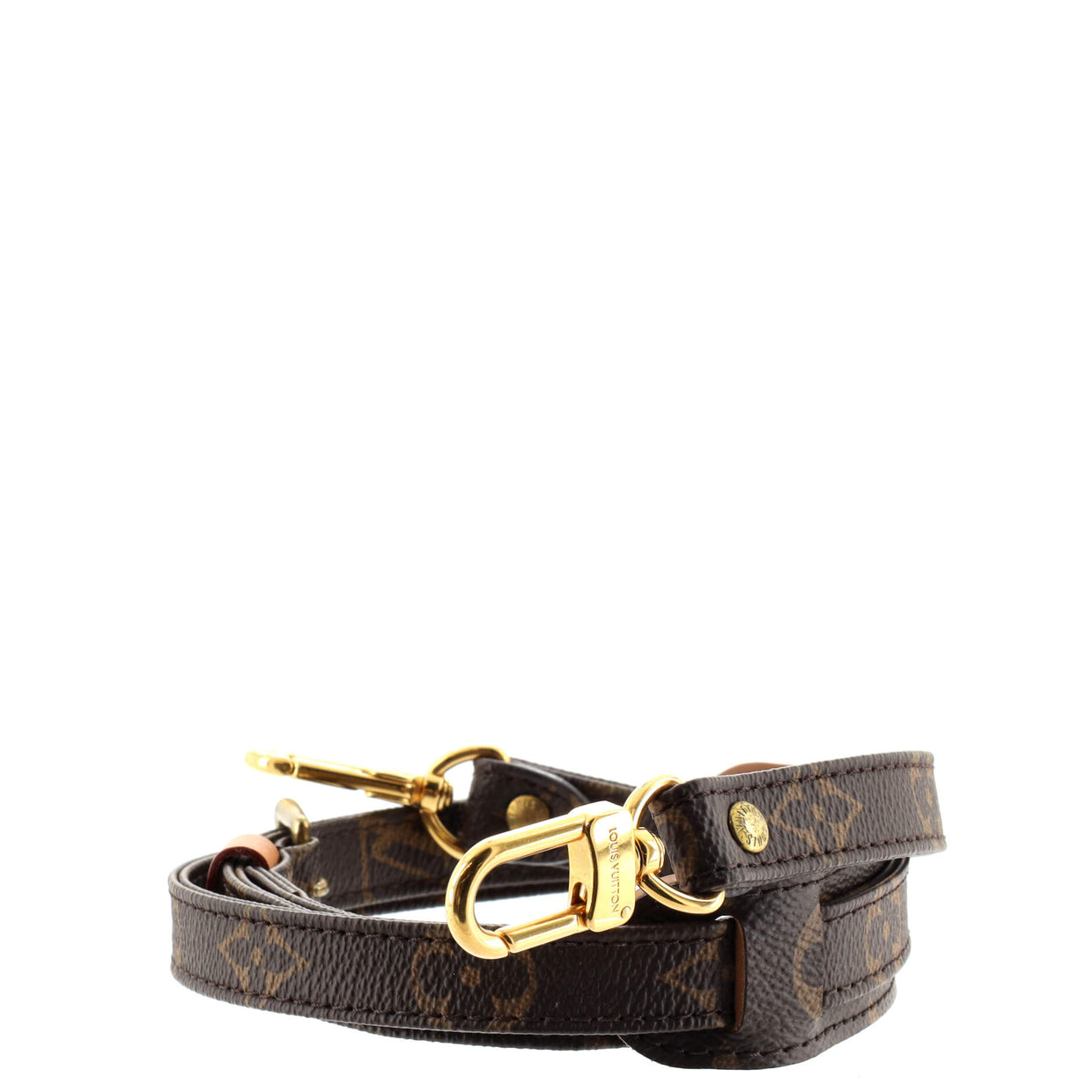 Louis Vuitton Adjustable Shoulder Strap Monogram Canvas 16mm Brown 2507911
