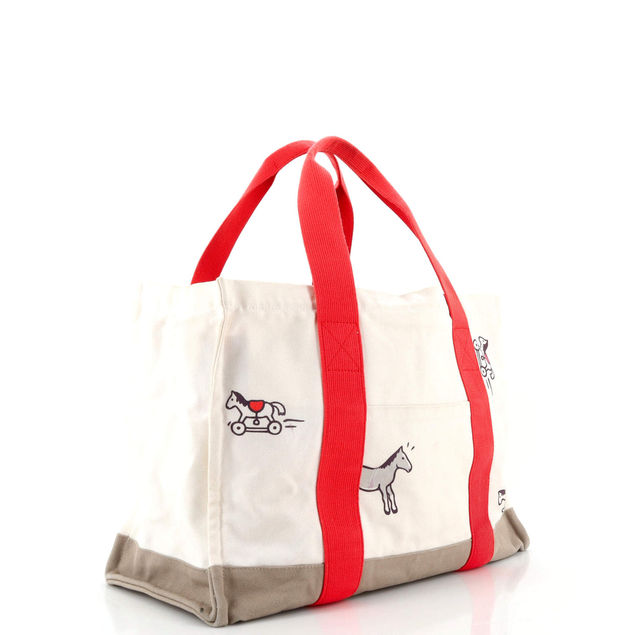 Hermes Adada Diaper Bag Printed Toile Large Print 251786169