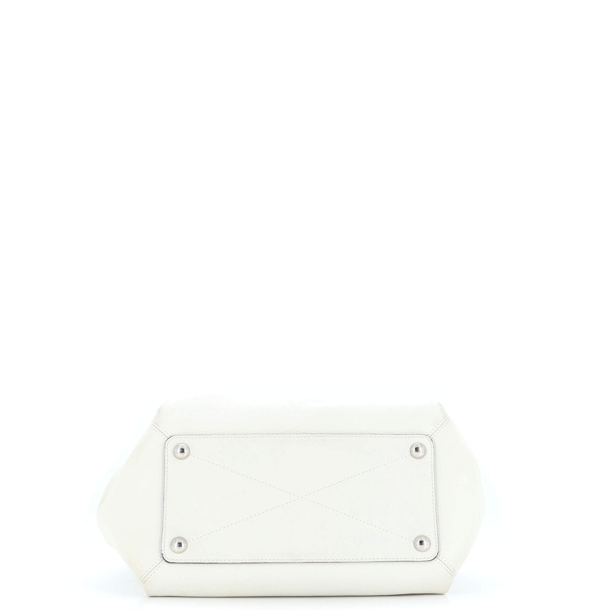 Louis Vuitton Babylone Handbag Leather and Python MM White 2519041