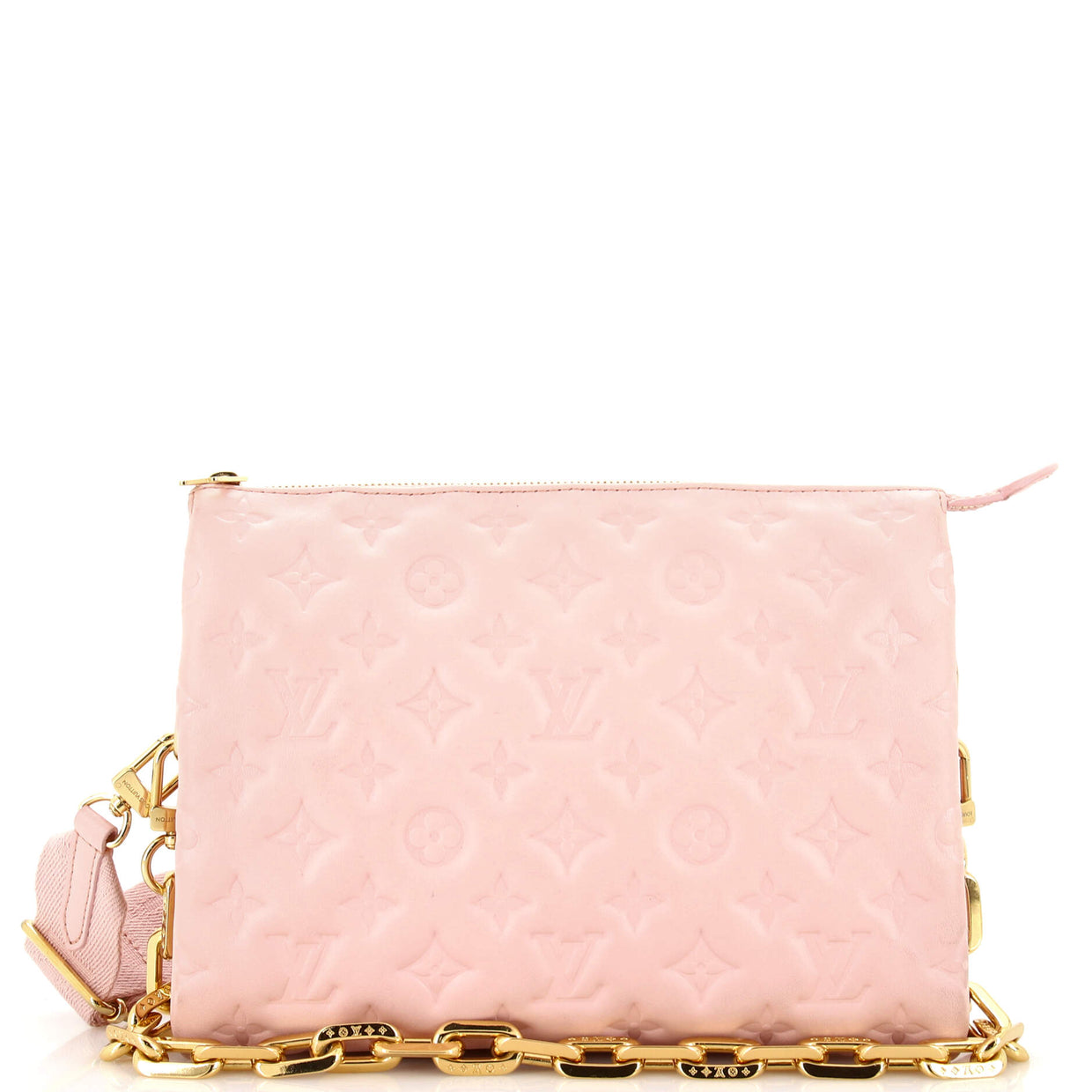 Louis Vuitton Coussin Bag Monogram Embossed Lambskin PM Pink 2553922