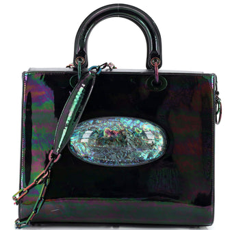 Christian Dior Lady Dior Art Bag Limited Edition Gisela Colon ...