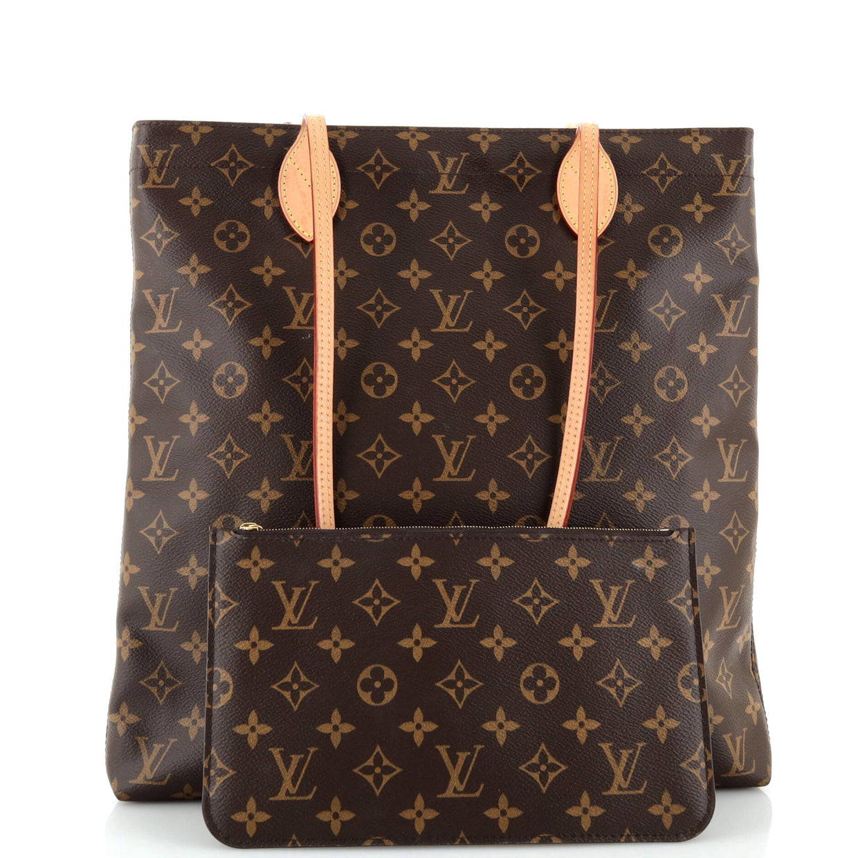 Louis Vuitton Carry It Tote Monogram Canvas Brown 2582788