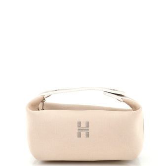 Hermes Bride-A-Brac Travel Case Toile PM Neutral 2584721