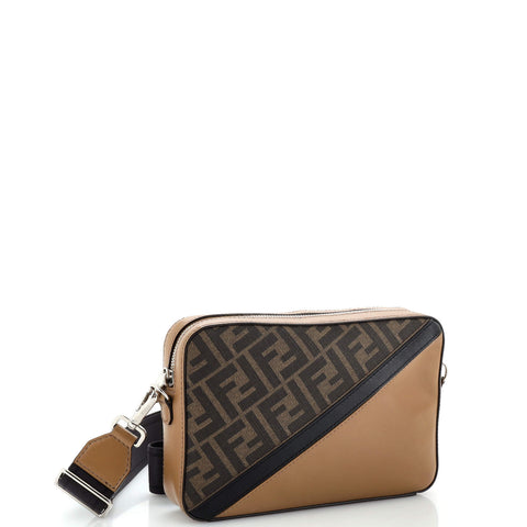 Fendi Camera Case Bag Zucca Coated Canvas and Leather Small Brown 25859217
