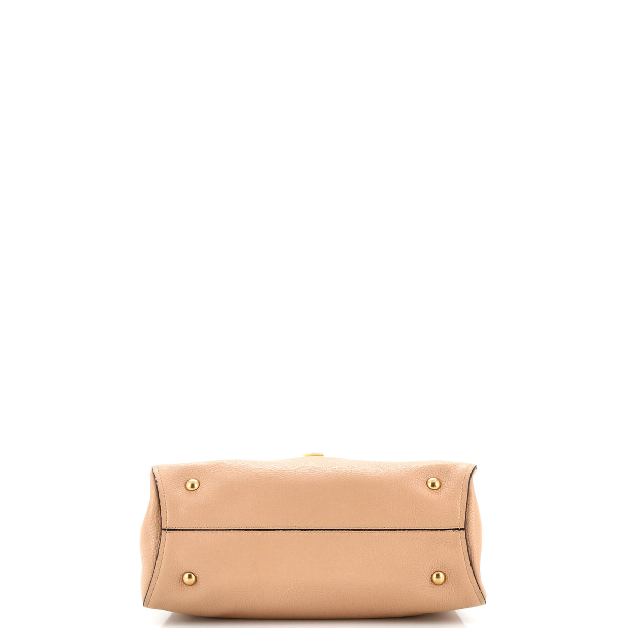 Salvatore Ferragamo Margot Satchel Leather Large Neutral 2588211