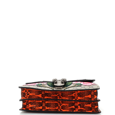 Gucci Dionysus Bag Embroidered GG Coated Canvas with Python Medium ...