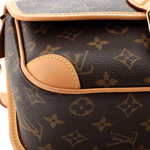 Louis Vuitton Diane NM Handbag Monogram Canvas Brown 2632991