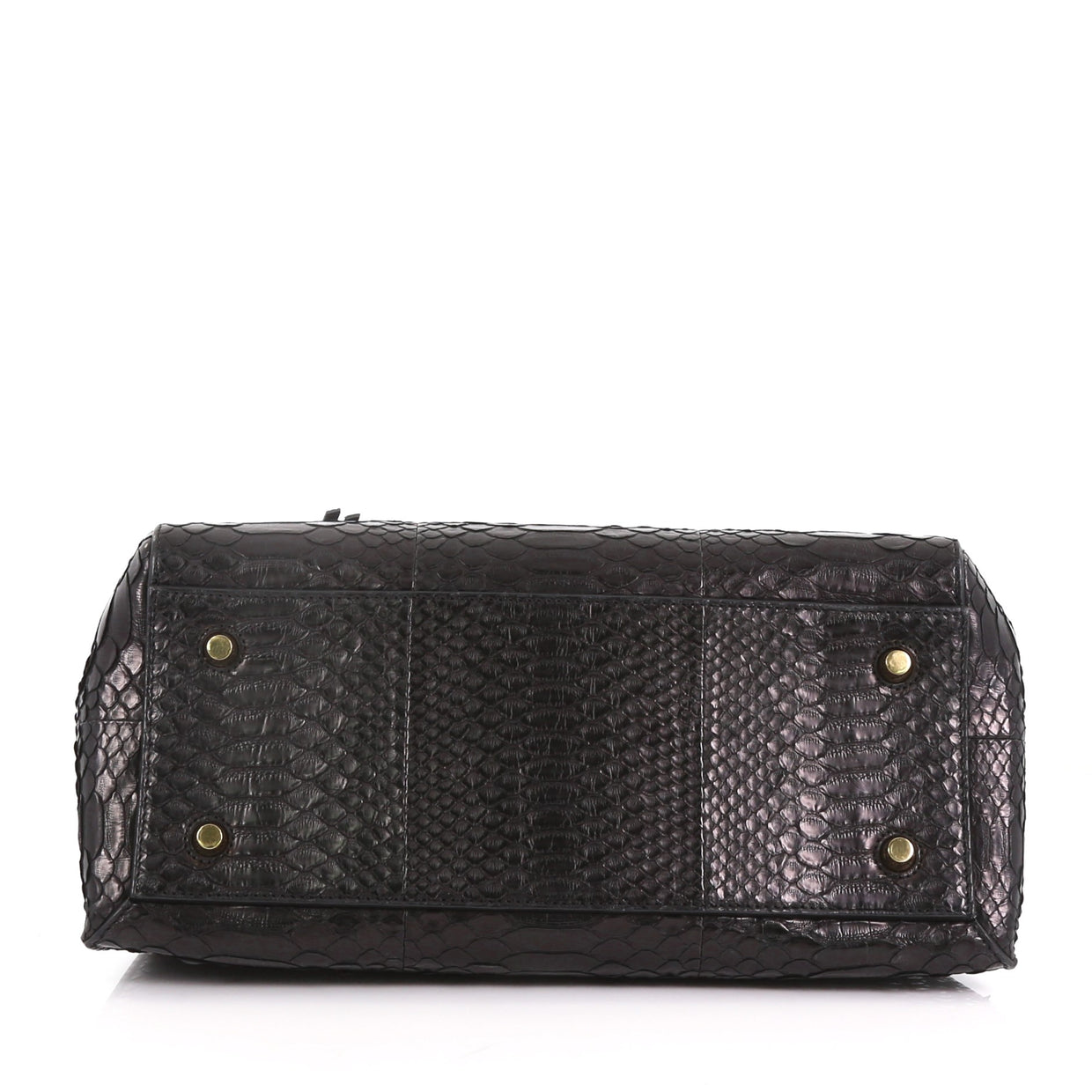 Buy Celine Edge Bag Python Medium Black 3769031