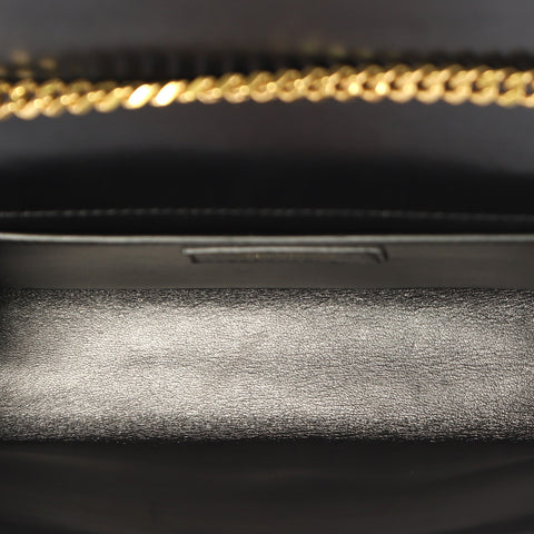 Saint Laurent Classic Monogram Tassel Crossbody Bag Python Medium