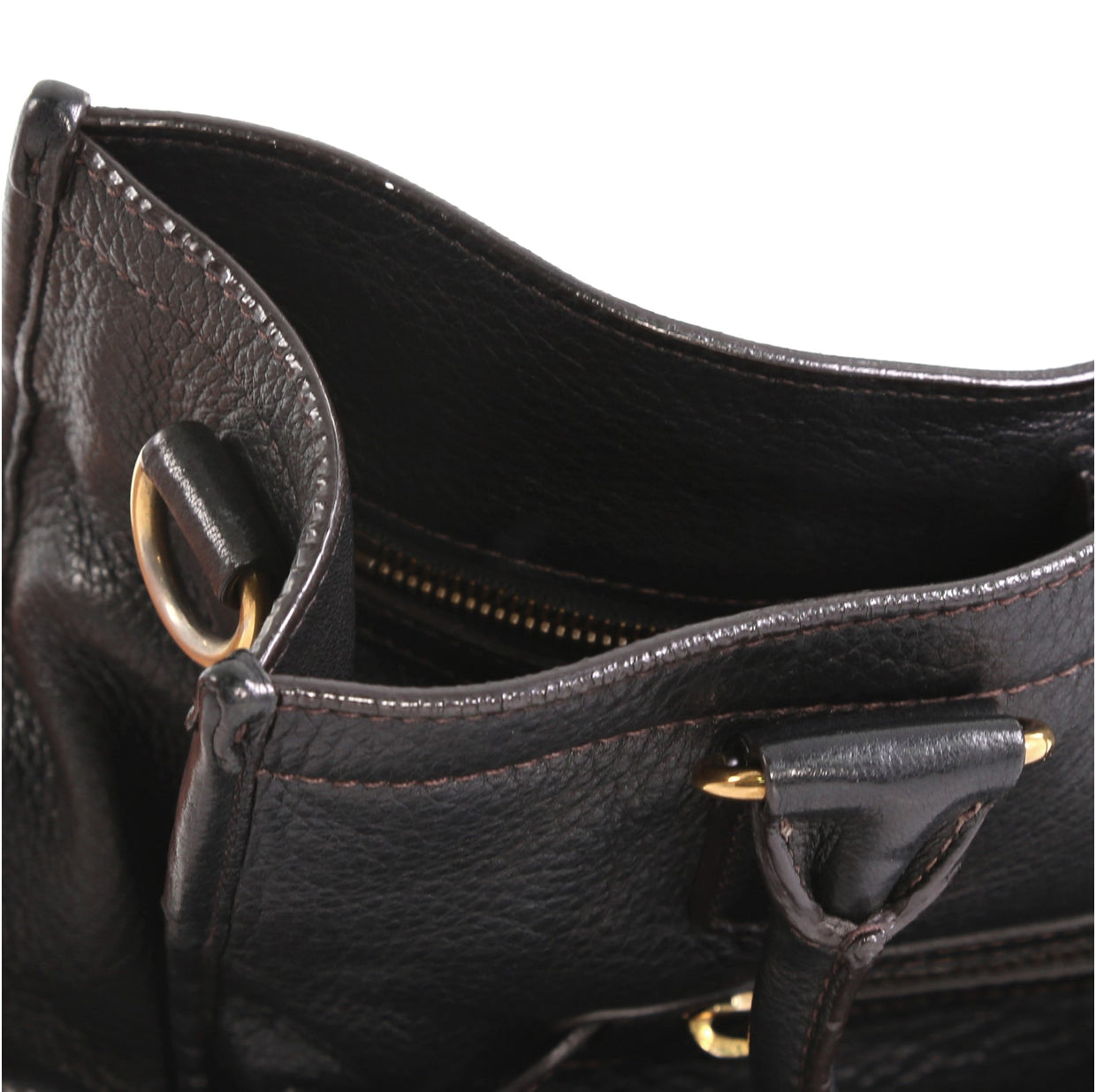 Prada Front Pocket Convertible Tote Vitello Daino Large 413111