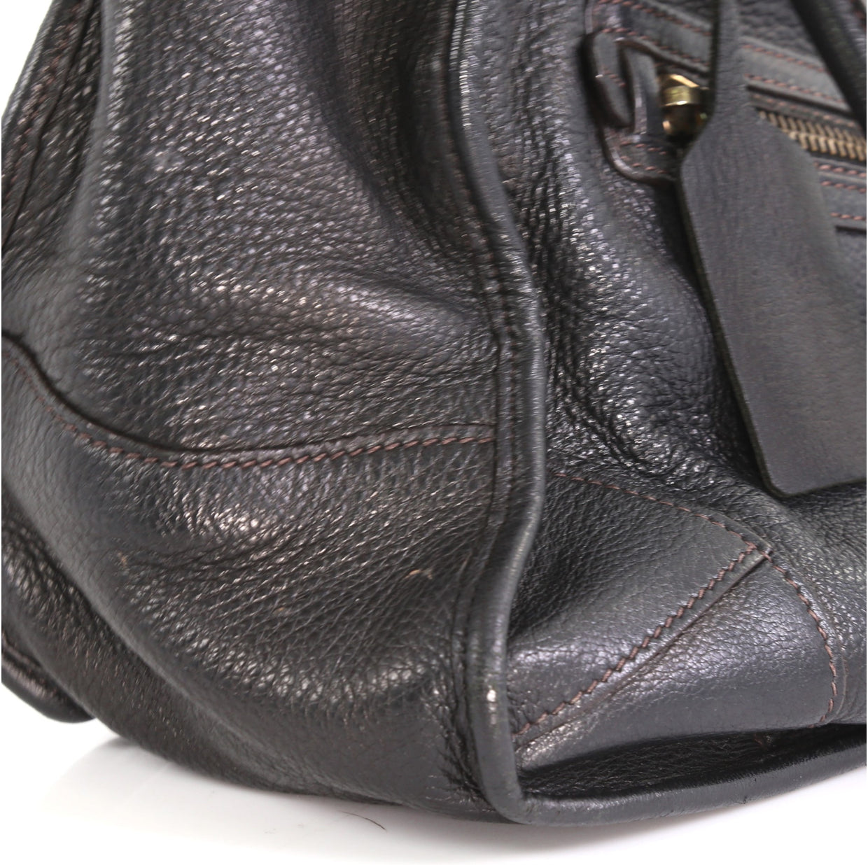 Prada Front Pocket Convertible Tote Vitello Daino Large 413111