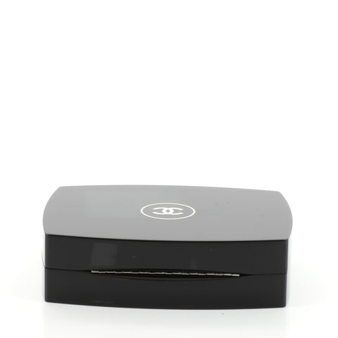 Chanel Compact Powder Minaudiere Plexiglass Black 422263