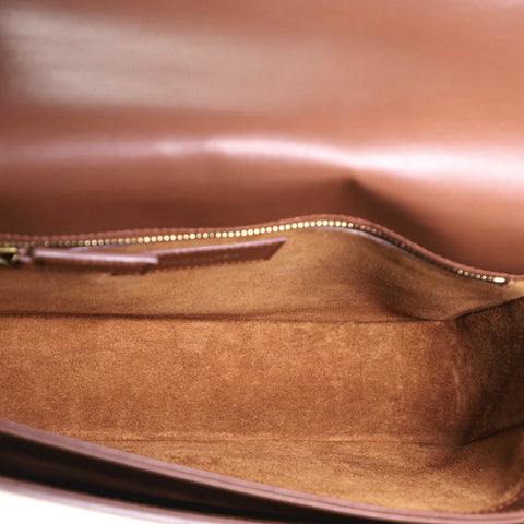 Saint Laurent Classic Monogram Universite Bag Leather Medium Brown 4592223