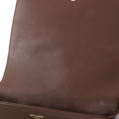 Saint Laurent Classic Monogram Universite Bag Leather Medium Brown 4592223
