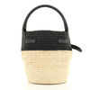 Celine Big Bag Bucket Woven Raffia Nano Black 4857222