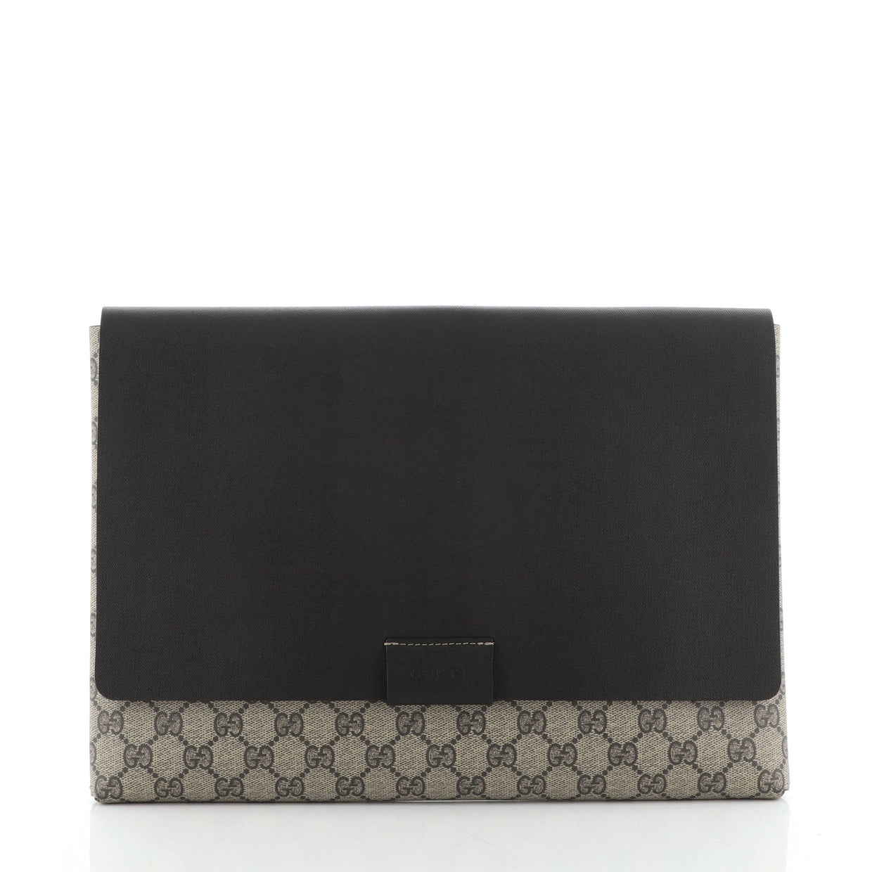 Gucci Envelope Clutch GG Canvas and Leather Large Clear 5639763