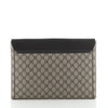 Gucci Envelope Clutch GG Canvas and Leather Large Clear 5639763