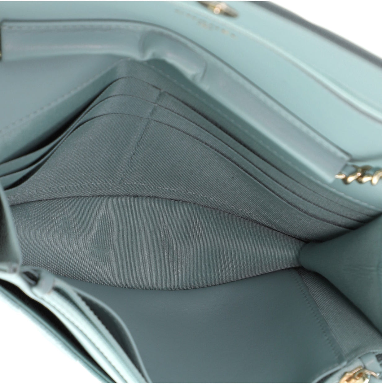 Chanel Filigree Wallet on Chain Quilted Caviar Blue 59393429