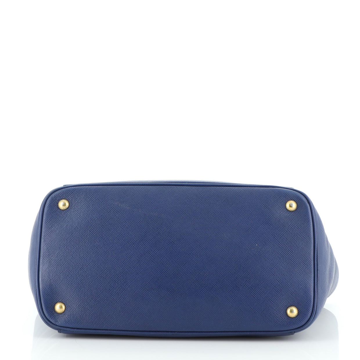 Prada Front Pocket Convertible Tote Saffiano Leather Blue 60534140