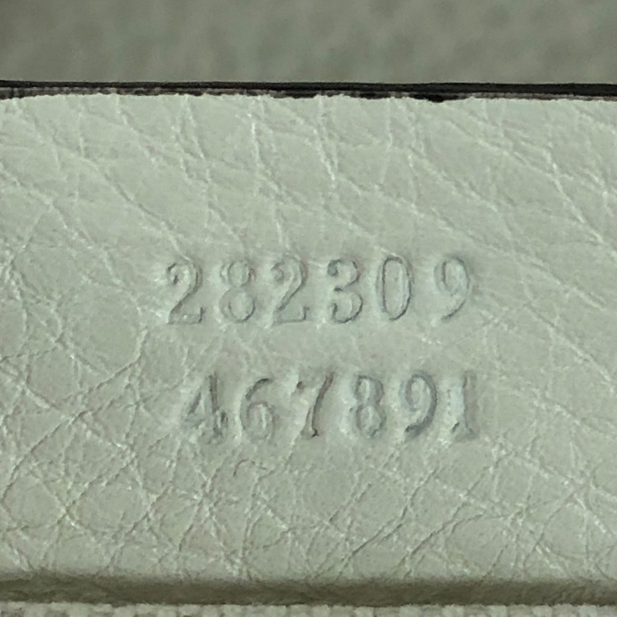 Gucci Soho Shoulder Bag Leather Medium White 6663999