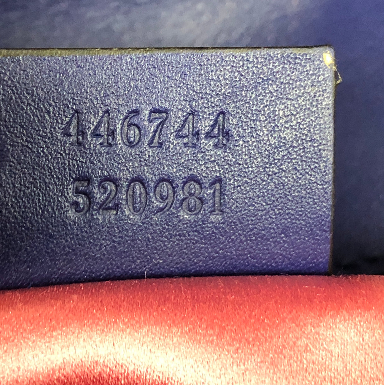 Gucci GG Marmont Flap Bag Matelasse Velvet Mini Blue 720201