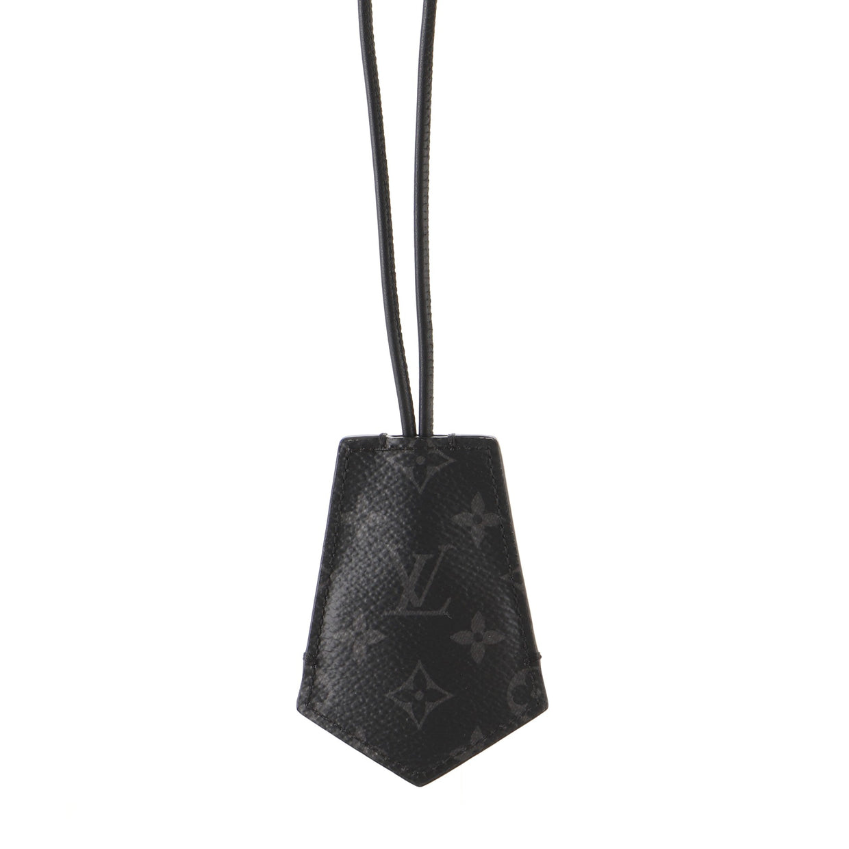 Louis Vuitton Clochette Key Bell Holder Monogram Eclipse Canvas Black ...
